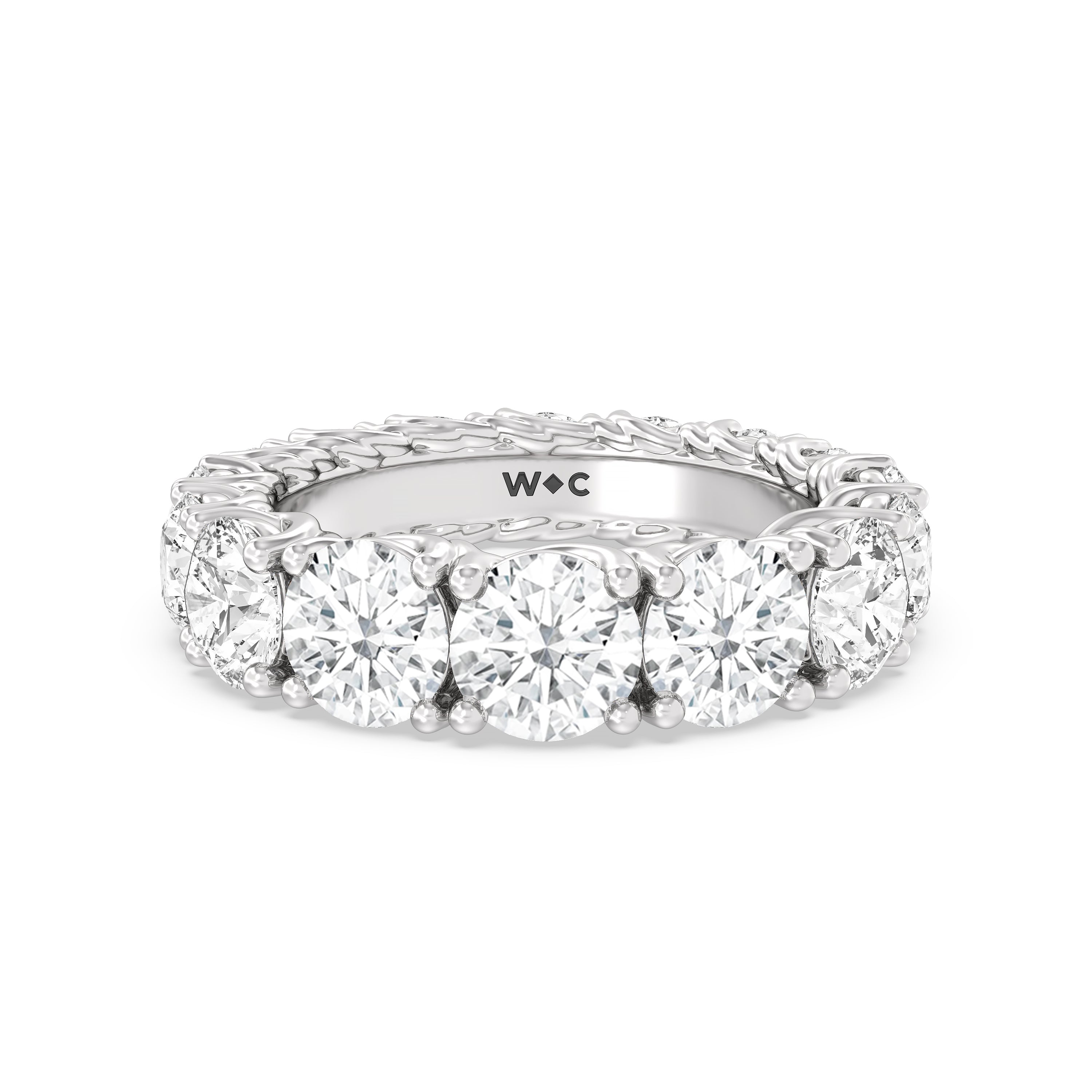 The Dumbo Eternity Ring – WithClarity India